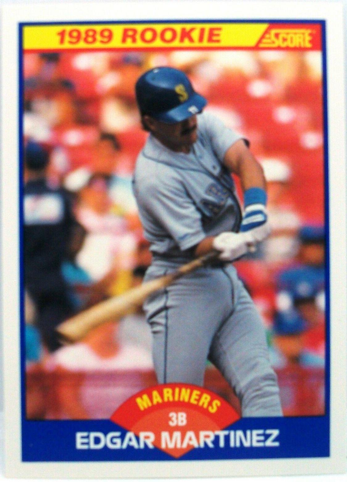 Edgar Martinez #637 Prices [Rookie] | 1989 Score | Baseball Cards