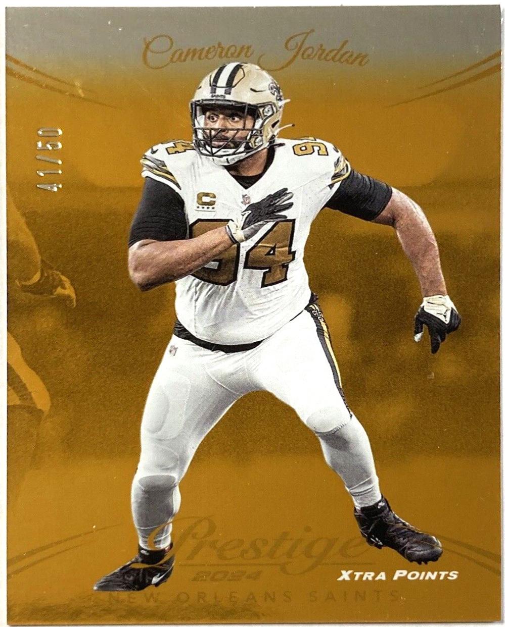 Cameron Jordan [Orange Xtra Points] #216 Prices | 2024 Panini Prestige ...