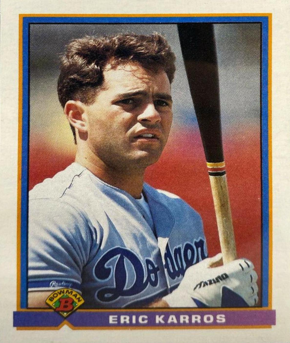 Eric Karros #604 Prices [Rookie] | 1991 Bowman | Baseball Cards