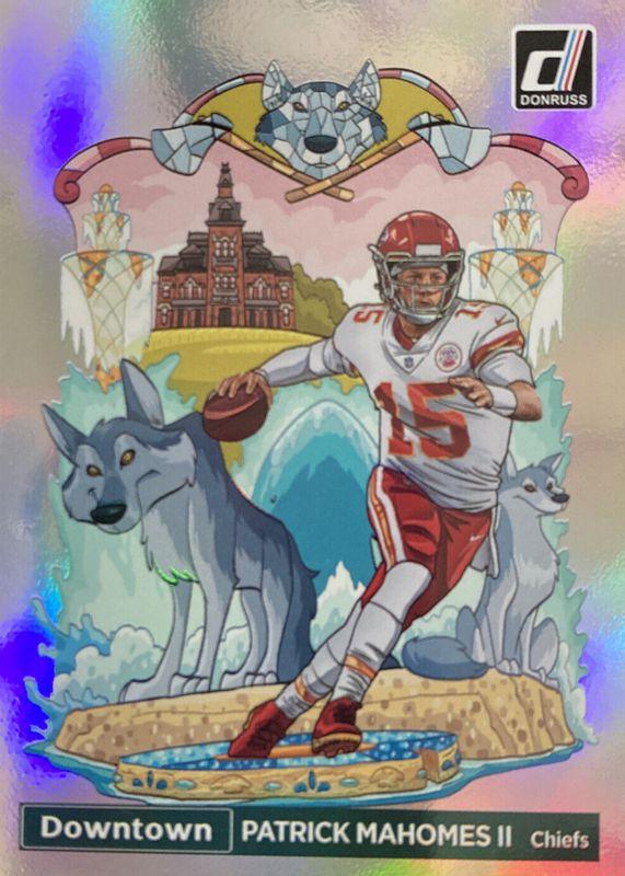 Patrick Mahomes II #DT-PM Prices | 2022 Panini Donruss Downtown ...