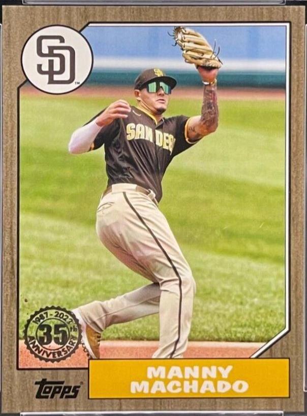 Manny Machado [Gold] #T87-55 Prices | 2022 Topps 1987 | Baseball Cards