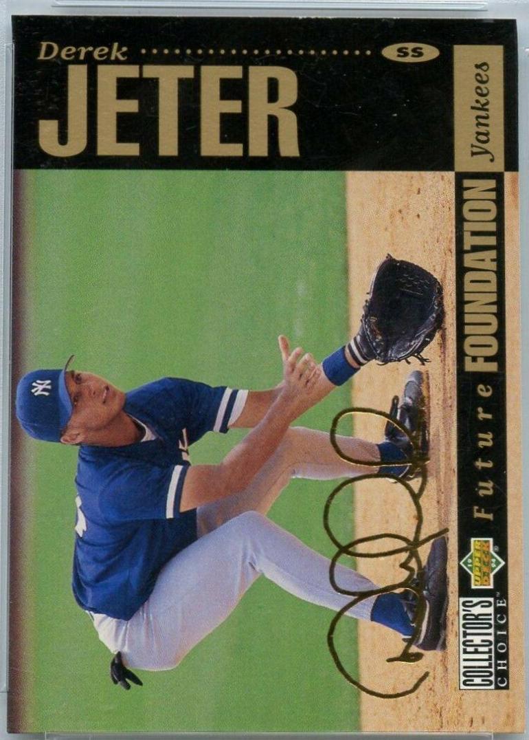 Derek Jeter [Gold Signature] #644 Prices | 1994 Collector's Choice ...
