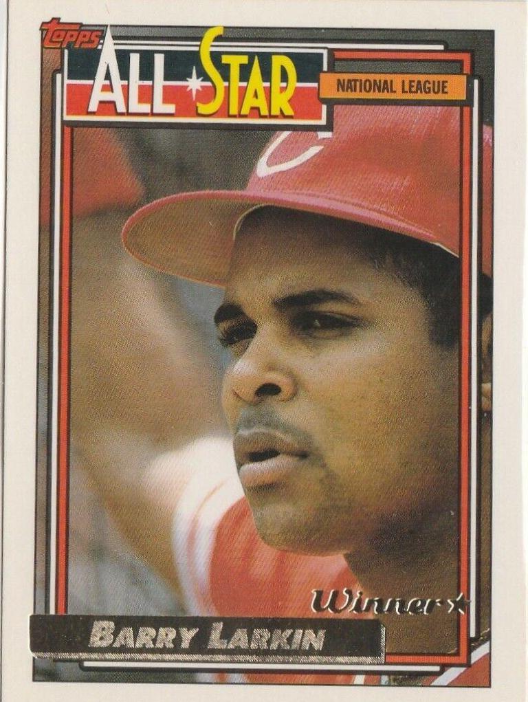 Barry Larkin [winner] #389 Prices | 1992 Topps Gold | Baseball Cards