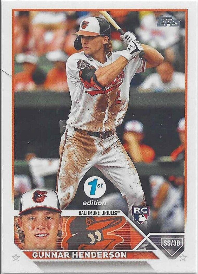 Gunnar Henderson [1st Edition] #206 Prices [Rookie] | 2023 Topps ...
