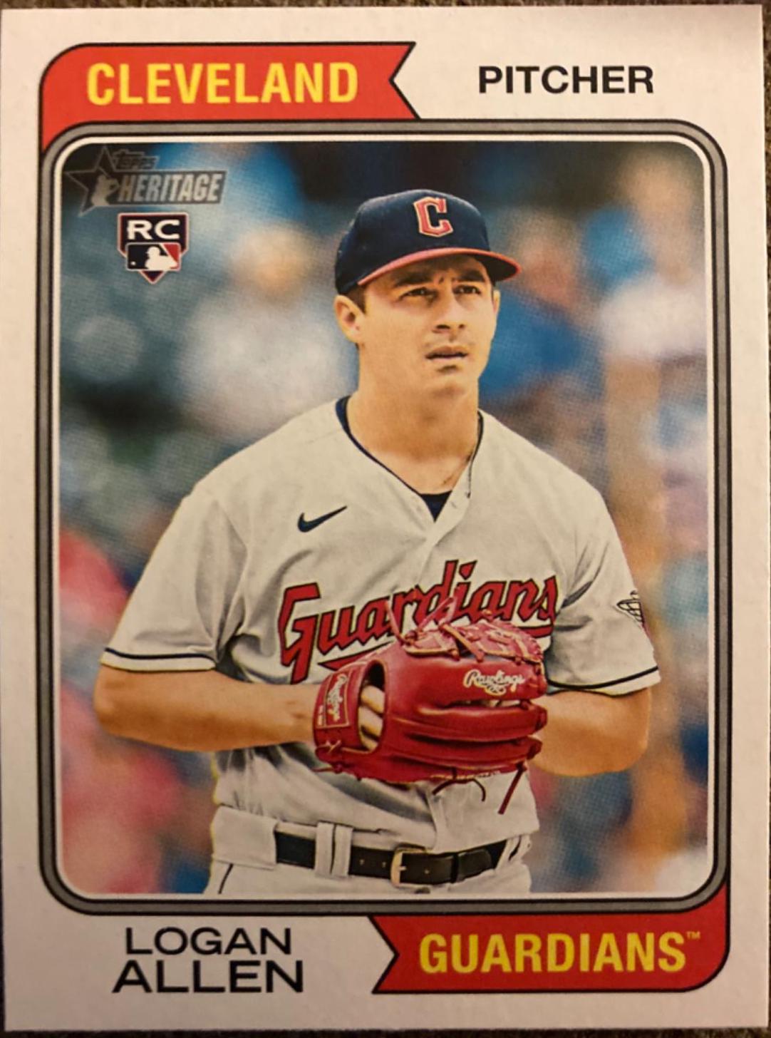 Logan Allen #565 Prices [Rookie] | 2023 Topps Heritage | Baseball Cards