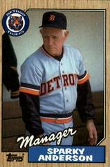 Sparky Anderson #218 Prices | 1987 Topps | Baseball Cards