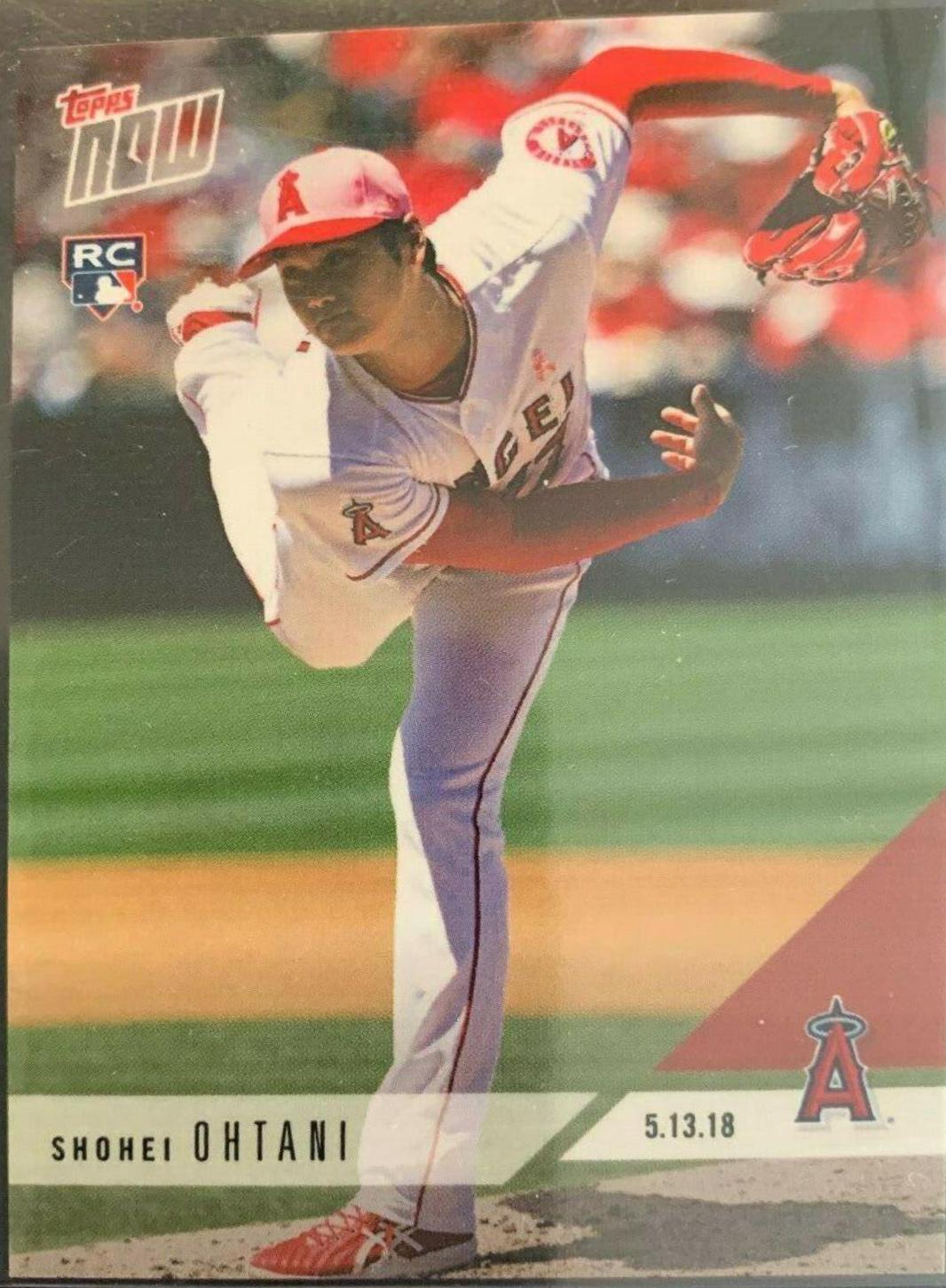 Shohei Ohtani #210 Prices [Rookie] | 2018 Topps Now | Baseball Cards