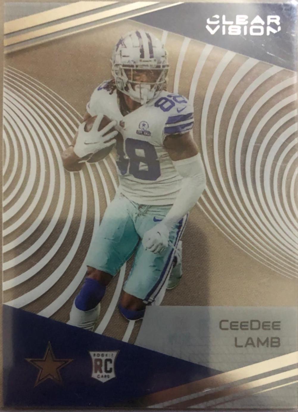 Ceedee Lamb #CV-13 Prices [Rookie] | 2020 Panini Chronicles Clear ...