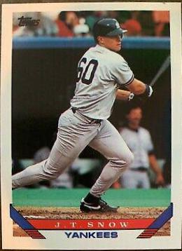 JT Snow #422 Prices [Rookie] | 1993 Topps | Baseball Cards