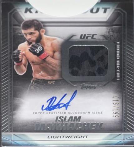 Islam Makhachev #KAR-IMV Prices | 2024 Topps Knockout UFC Autograph ...