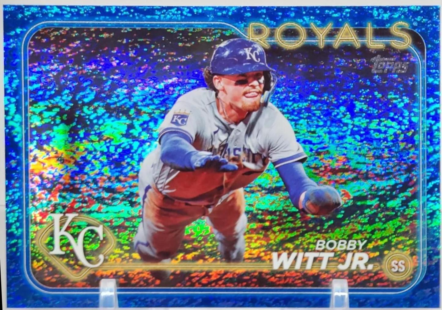 Bobby Witt Jr. [Blue Holofoil] #254 Prices | 2024 Topps | Baseball Cards