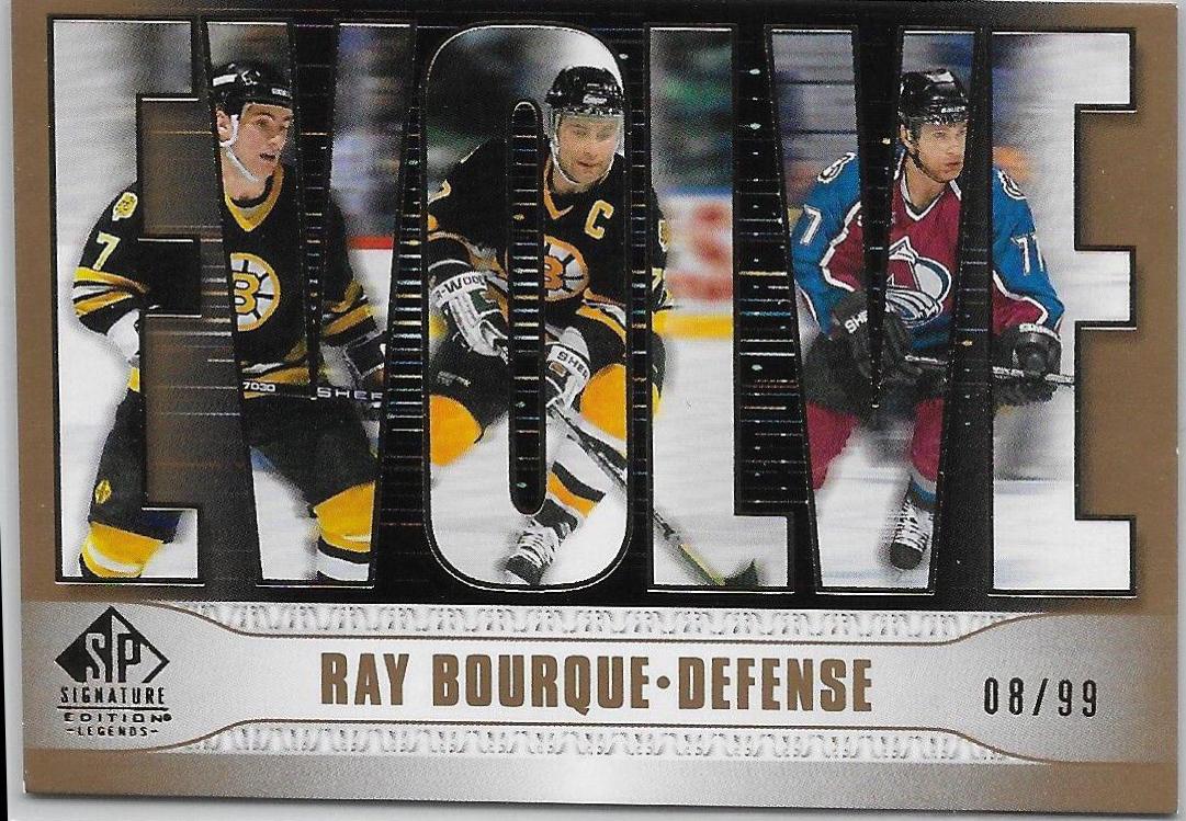 Ray Bourque [Gold] #E-20 Prices | 2020 SP Signature Edition Legends ...
