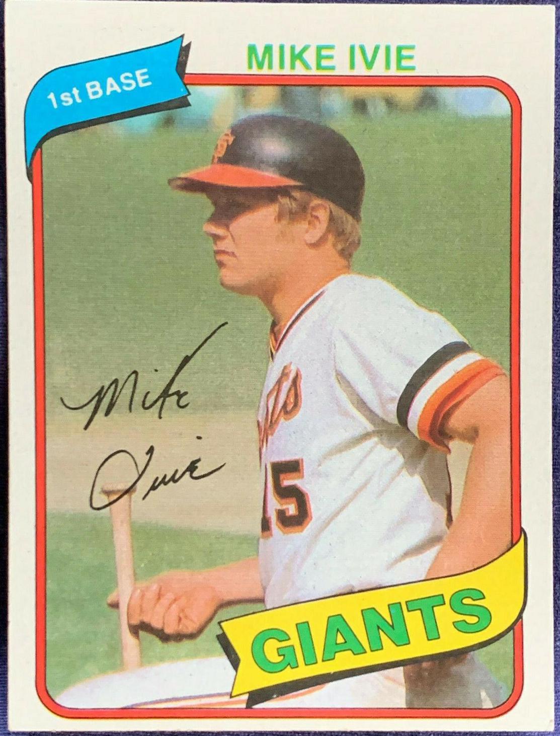 Mike Ivie #62 Prices | 1980 Topps | Baseball Cards