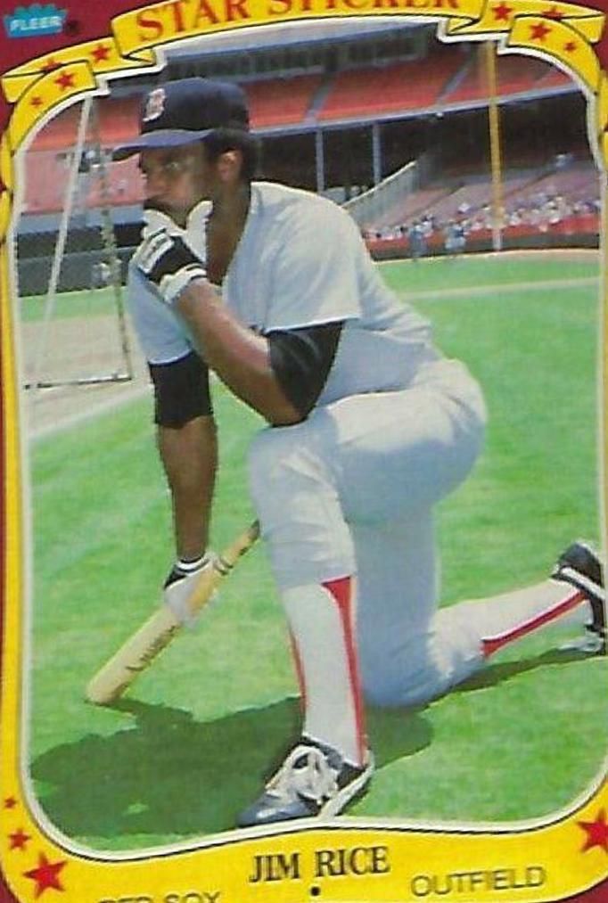 Jim Rice #96 Prices | 1986 Fleer Star Stickers | Baseball Cards