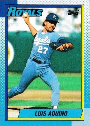 Luis Aquino #707 Prices | 1990 Topps | Baseball Cards