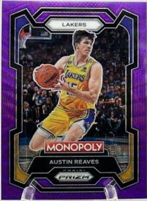 Austin Reaves [Purple] #42 Prices | 2023 Panini Prizm Monopoly ...