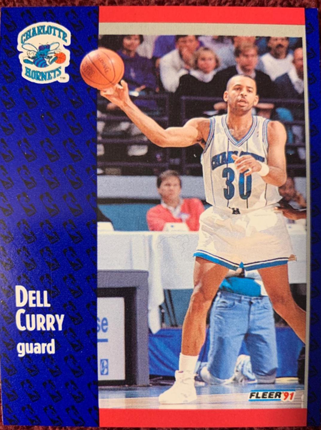 Dell Curry Basketball Card