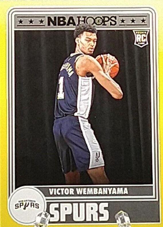 Victor Wembanyama [Yellow] #298 Prices | 2023 Panini Hoops | Basketball ...