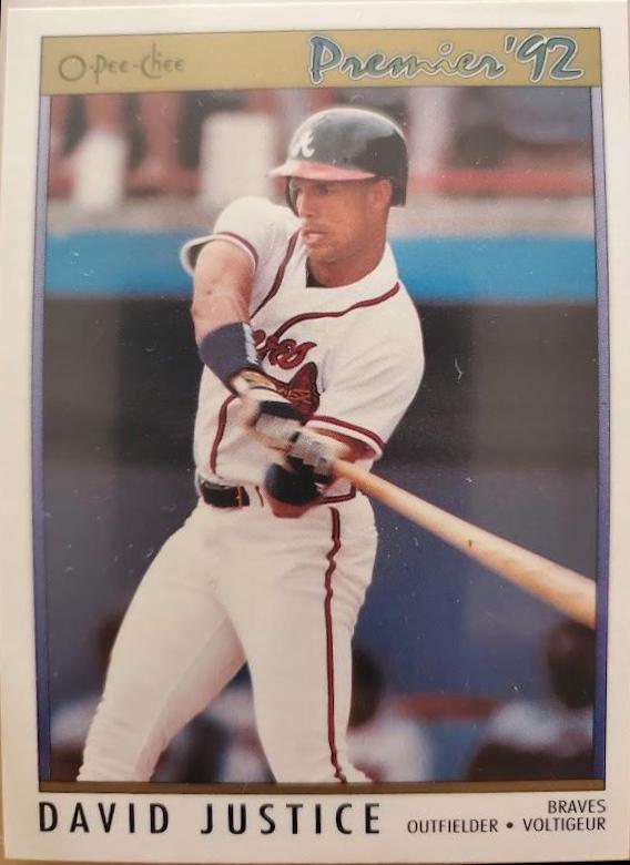 David Justice #117 Prices | 1992 O Pee Chee Premier | Baseball Cards