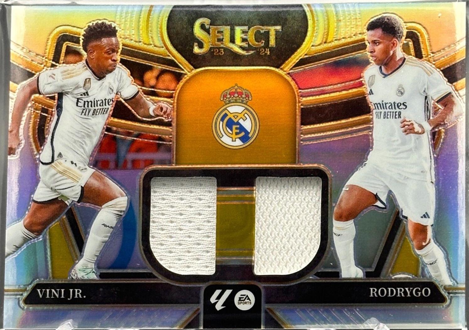 Rodrygo / Vini Jr. #7 Prices | 2023 Panini Select La Liga Dual Swatches | Soccer Cards