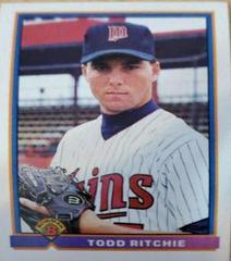Todd Ritchie #332 Prices [Rookie] | 1991 Bowman | Baseball Cards