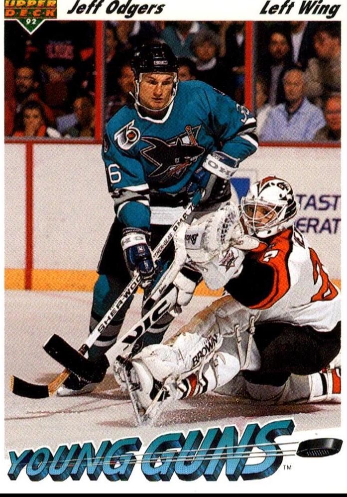 Jeff Odgers #597 Prices [Rookie] | 1991 Upper Deck | Hockey Cards