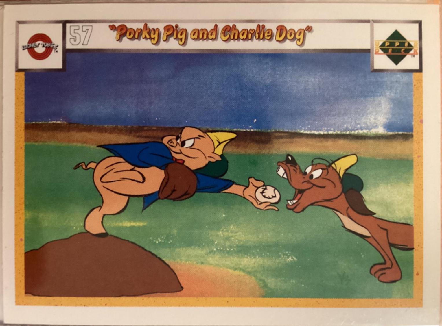 Porky Pig and Charlie Dog #57 / 72 Prices | 1990 Upper Deck Comic Ball ...