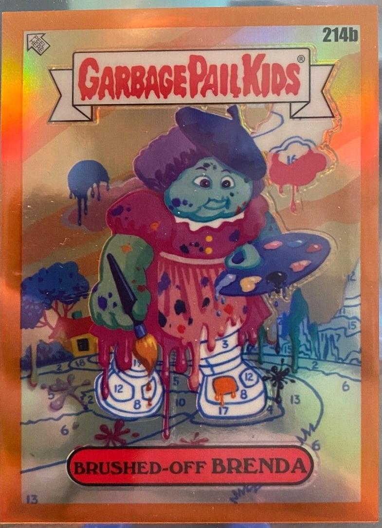 Brushed-Off BRENDA [Orange] #214b Prices | 2023 Garbage Pail Kids ...