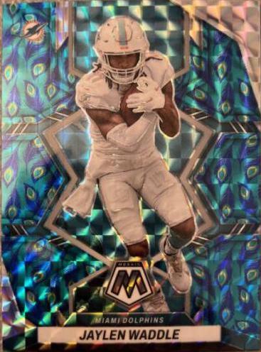 Jaylen Waddle [Choice Peacock] #122 Prices | 2022 Panini Mosaic ...