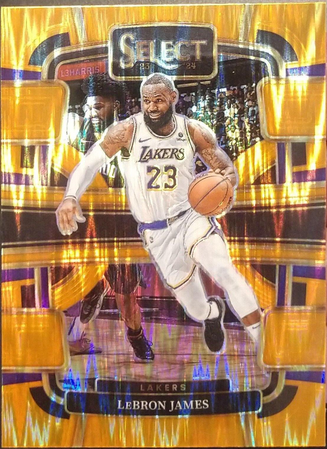 LeBron James [Flash Orange Prizm] #66 Prices | 2023 Panini Select ...