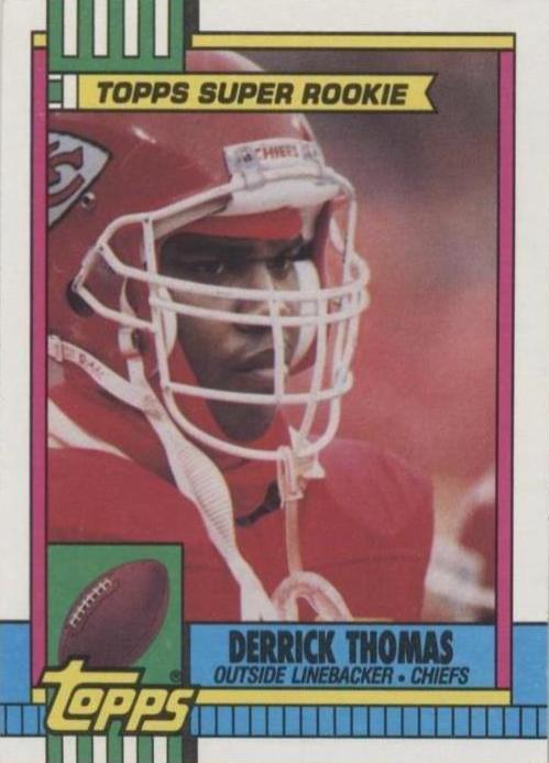 Derrick Thomas [Disclaimer Back] #248 Prices [Rookie] | 1990 Topps ...
