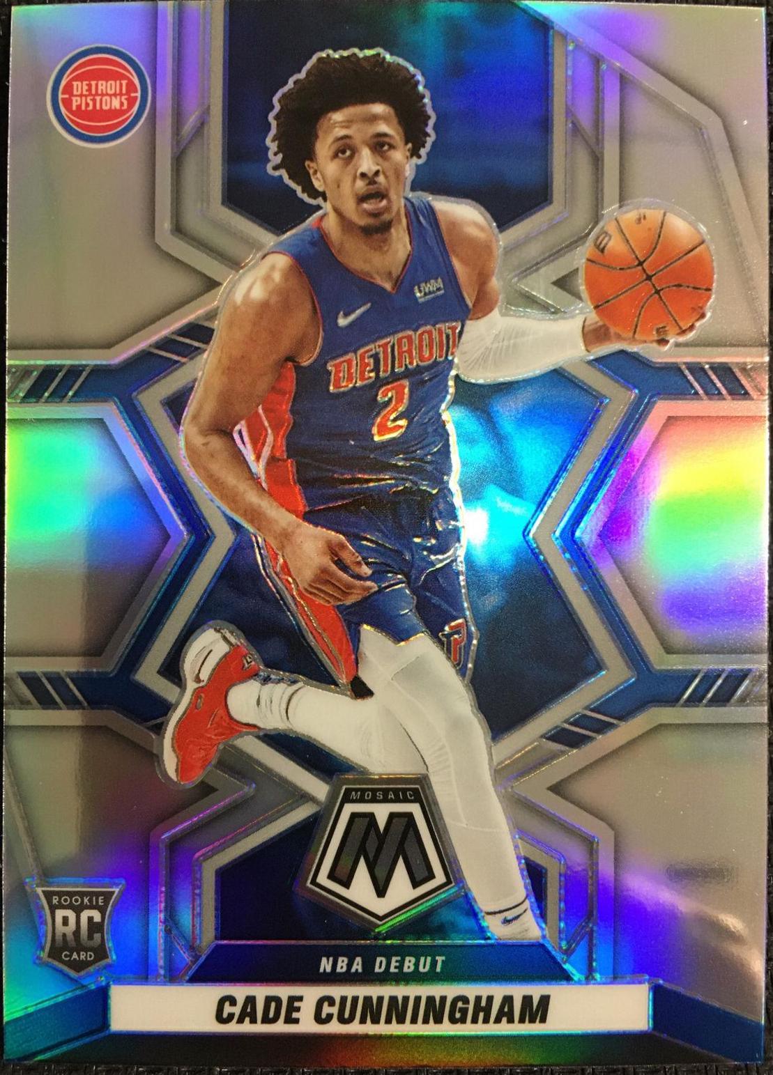 Cade Cunningham [Silver] #261 Prices [Rookie] | 2021 Panini Mosaic ...