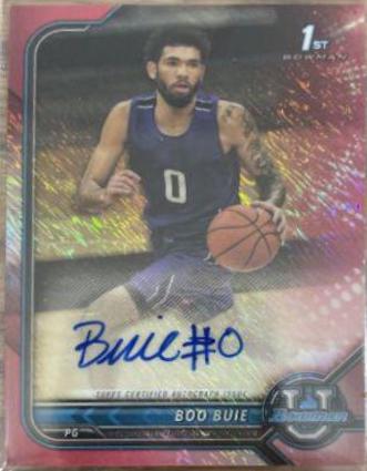 Boo Buie #BCPA-BBU Prices | 2021 Bowman University Chrome Autographs ...