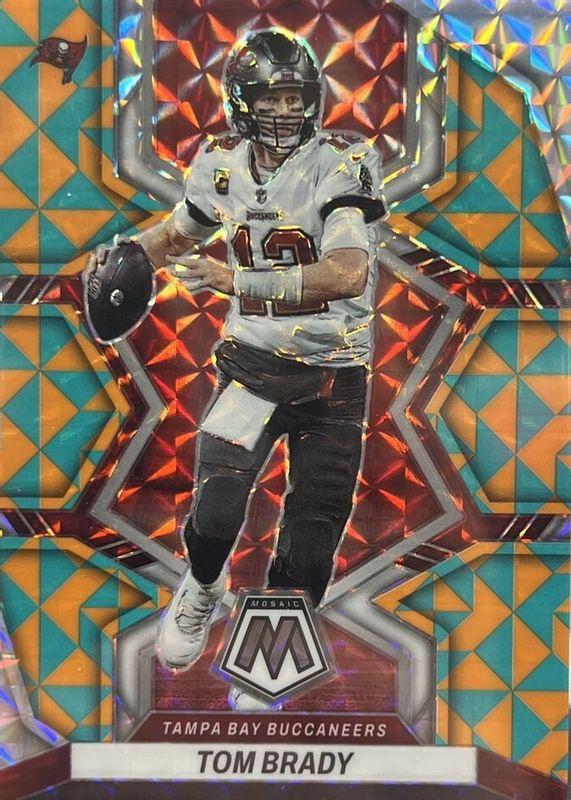 Tom Brady [Tessellation] #182 Prices | 2022 Panini Mosaic | Football Cards
