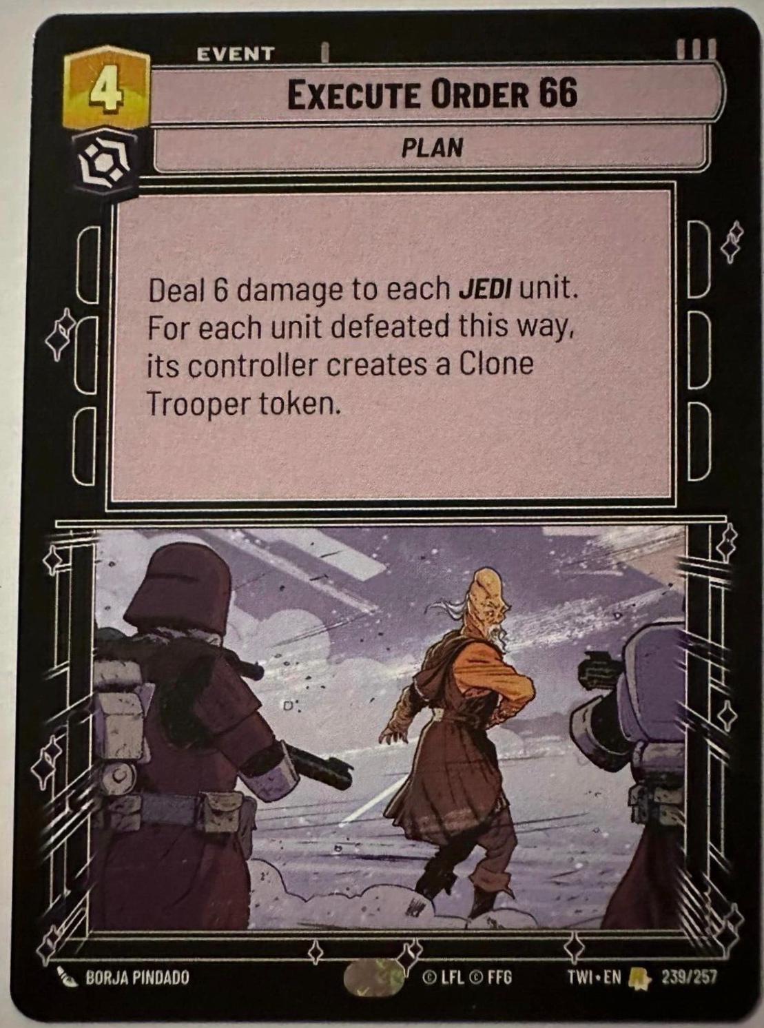 Execute Order 66 #239 Precios | Star Wars Unlimited: Twilight of the ...