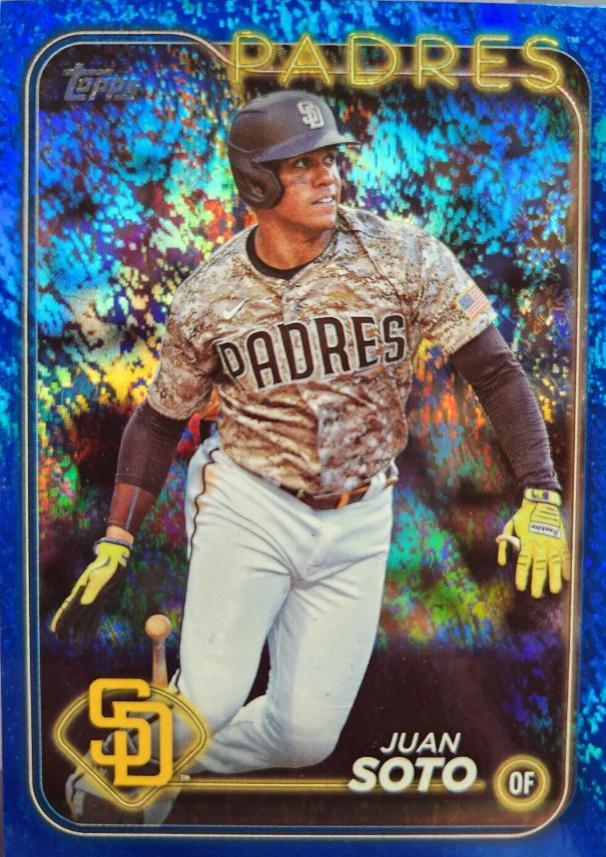 Juan Soto [Blue Holofoil] #50 Prices | 2024 Topps | Baseball Cards