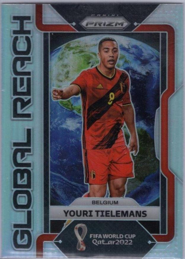 Youri Tielemans [Silver] #16 Prices | 2022 Panini Prizm World Cup ...