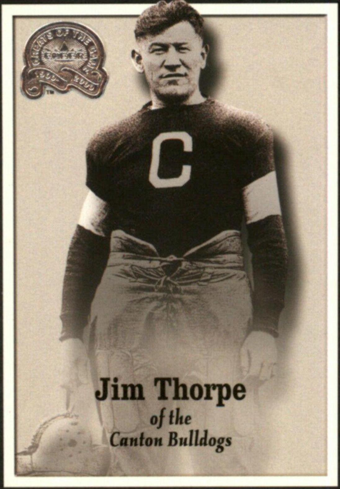 Jim Thorpe #81 Prices | 2000 Fleer Greats of the Game | Football Cards