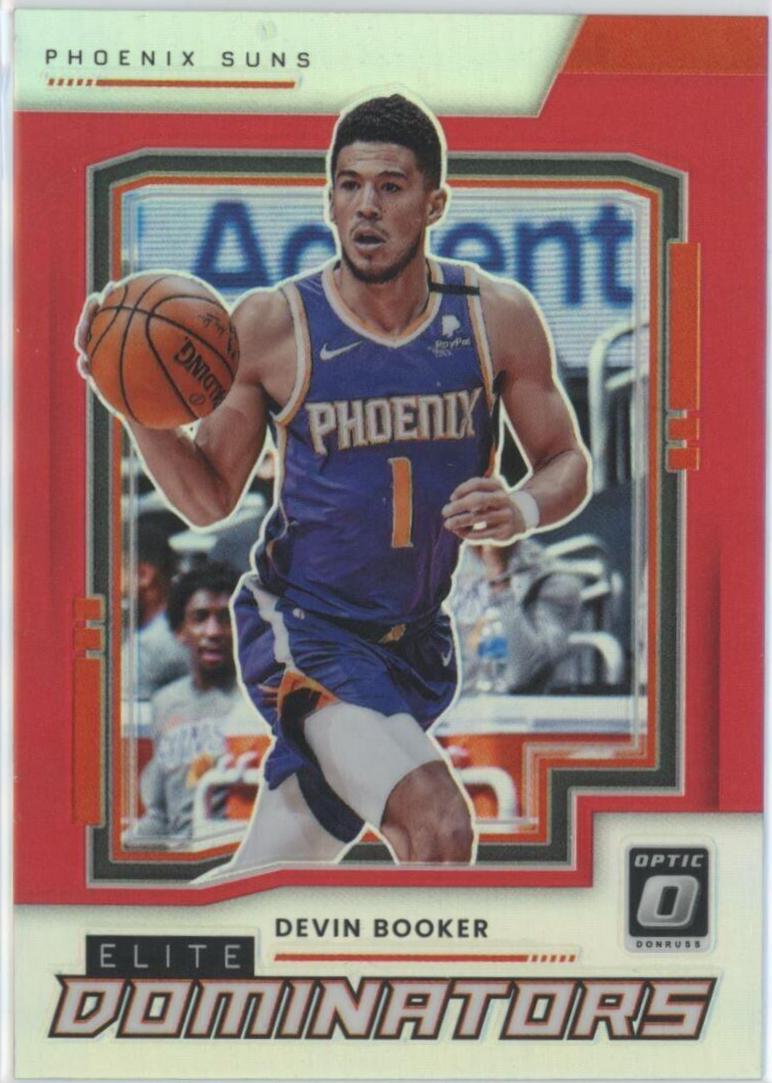 Devin Booker [Red] #18 Prices | 2021 Panini Donruss Optic Elite ...