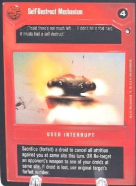 Self-Destruct Mechanism [Limited] Prices | Star Wars CCG Hoth | Star ...
