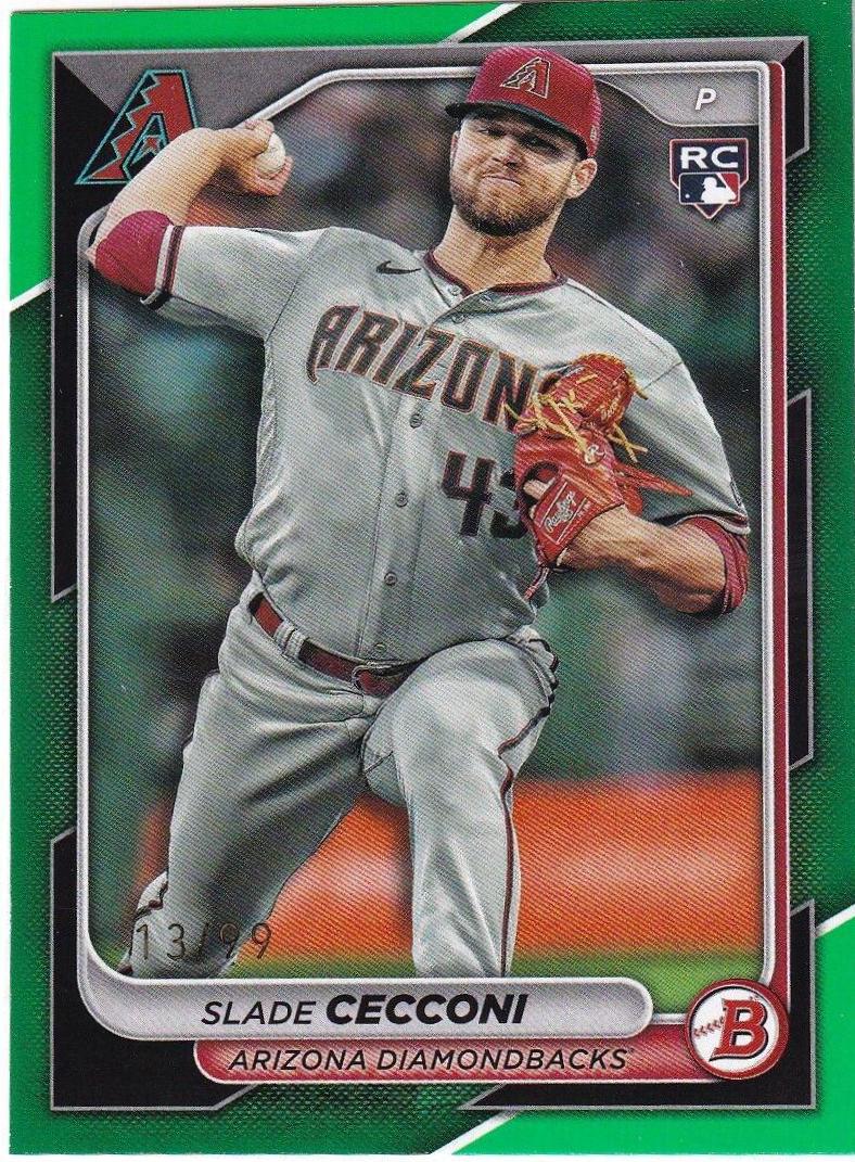 Slade Cecconi [Green] #82 Prices | 2024 Bowman | Baseball Cards