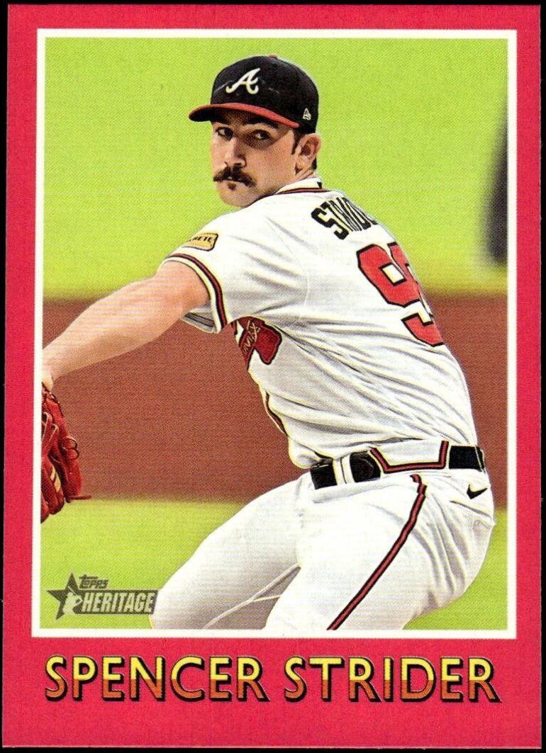 Spencer Strider #75BS-17 Prices | 2024 Topps Heritage Baseball ...