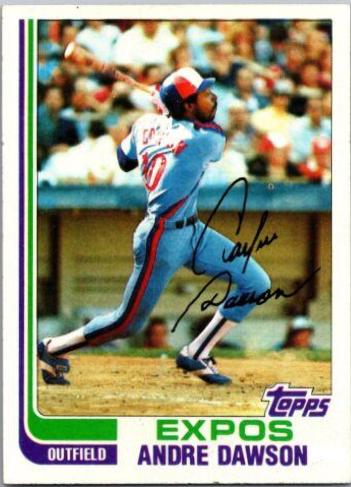 Andre Dawson [Blackless] #540 Prices | 1982 Topps | Baseball Cards