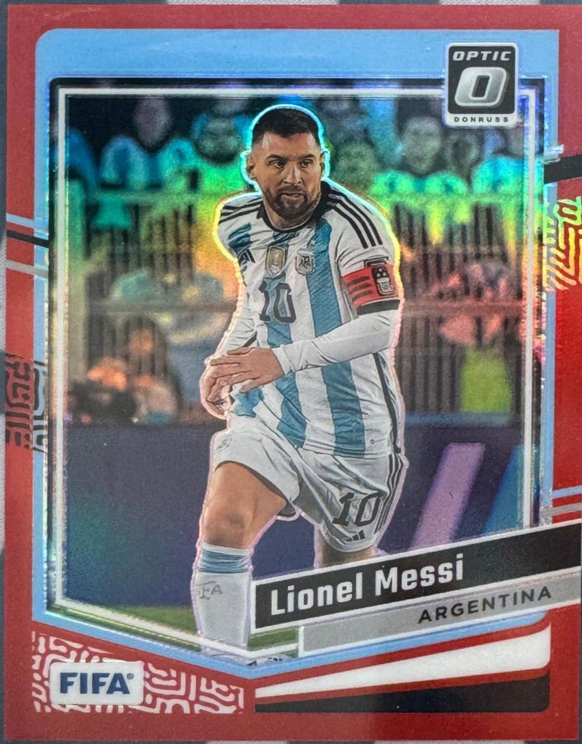 Lionel Messi [Red Optic] #1 Prices | 2023 Donruss | Soccer Cards
