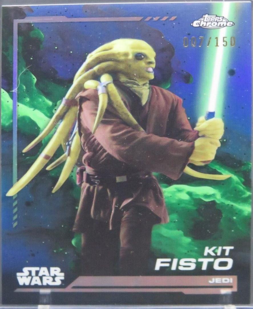 Kit Fisto [Blue Refractor] #141 Prices | Star Wars 2024 Topps Chrome ...