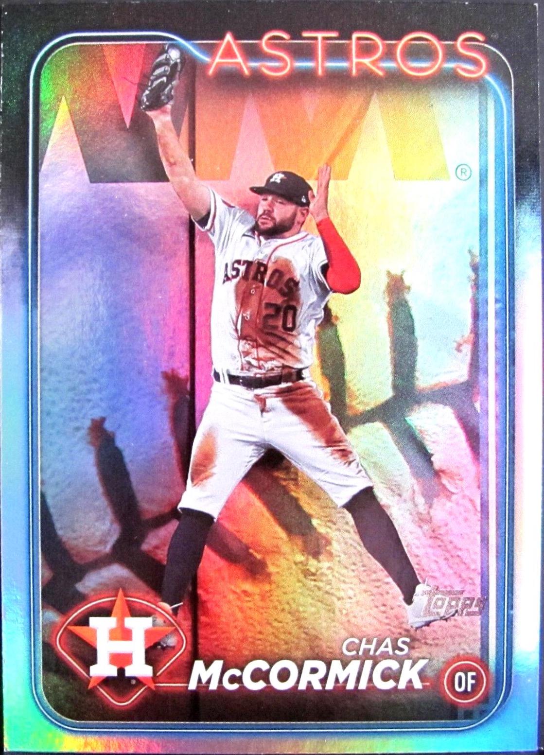 Chas McCormick [Rainbow Foil] #203 Prices | 2024 Topps | Baseball Cards