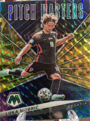 Luka Modric [Gold] #21 Prices | 2021 Panini Mosaic Road to FIFA World ...