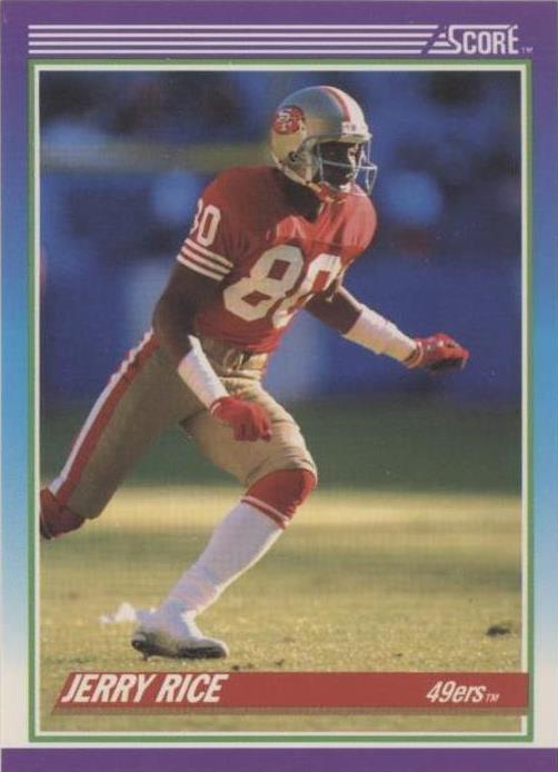 Jerry Rice #200 Prices | 1990 Panini Score | Football Cards