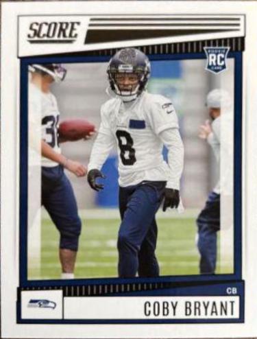 Coby Bryant #363 Prices [Rookie] | 2022 Panini Score | Football Cards