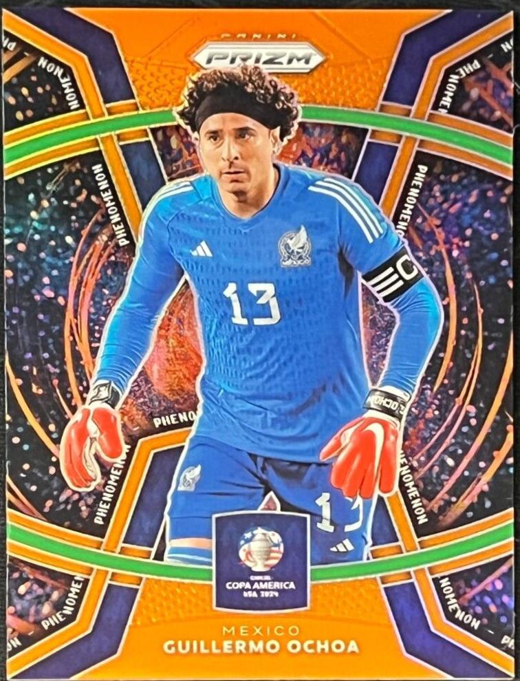 Prix de Guillermo Ochoa [Orange] #18 | 2024 Panini Prizm Copa America ...